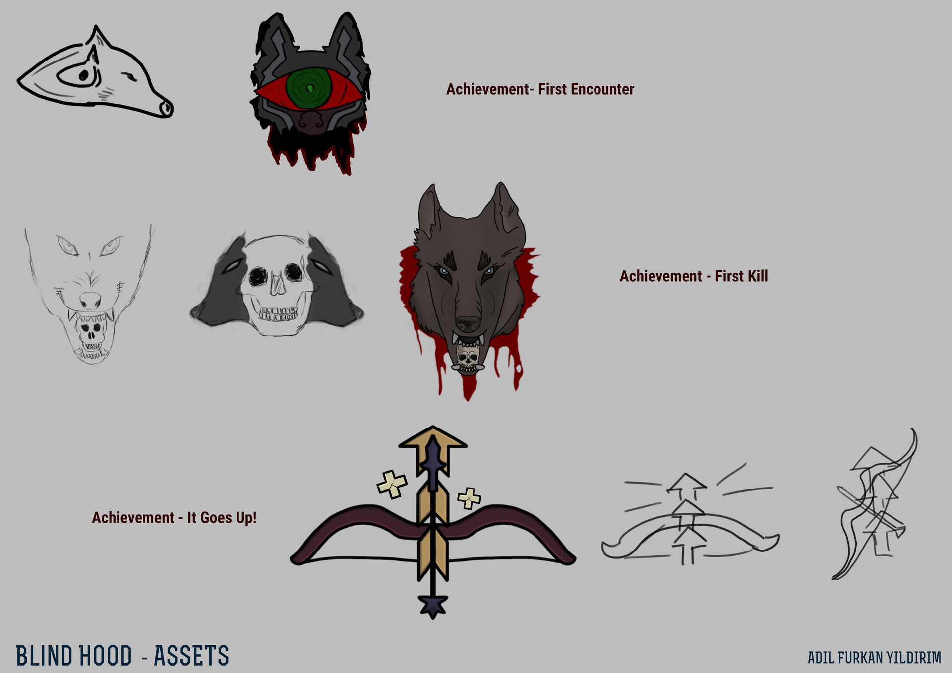 ArtStation - Blind Hood Game Assets - Imaginary 2D Game Assets