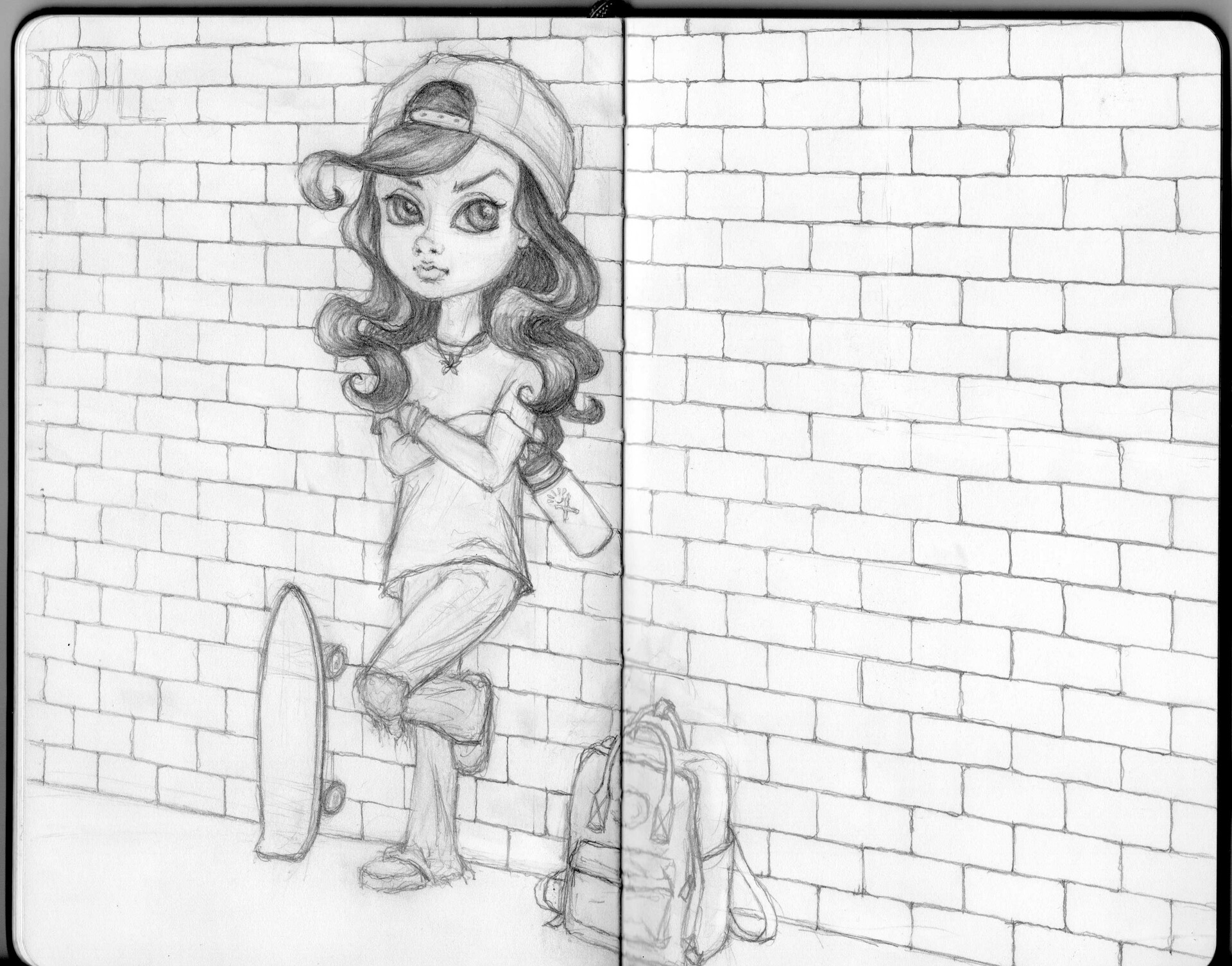 how to draw vsco girl