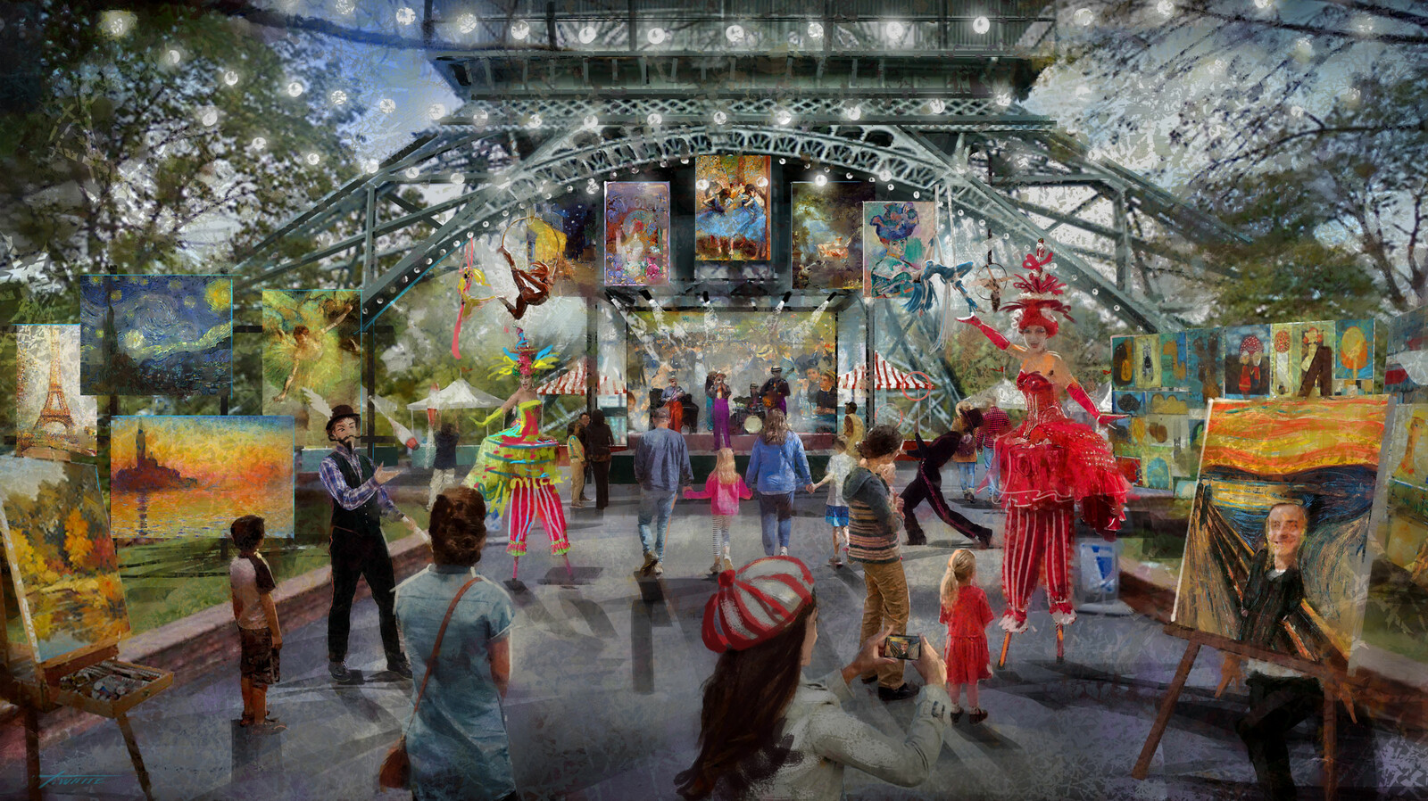 Todd White - Theme Park Concept art