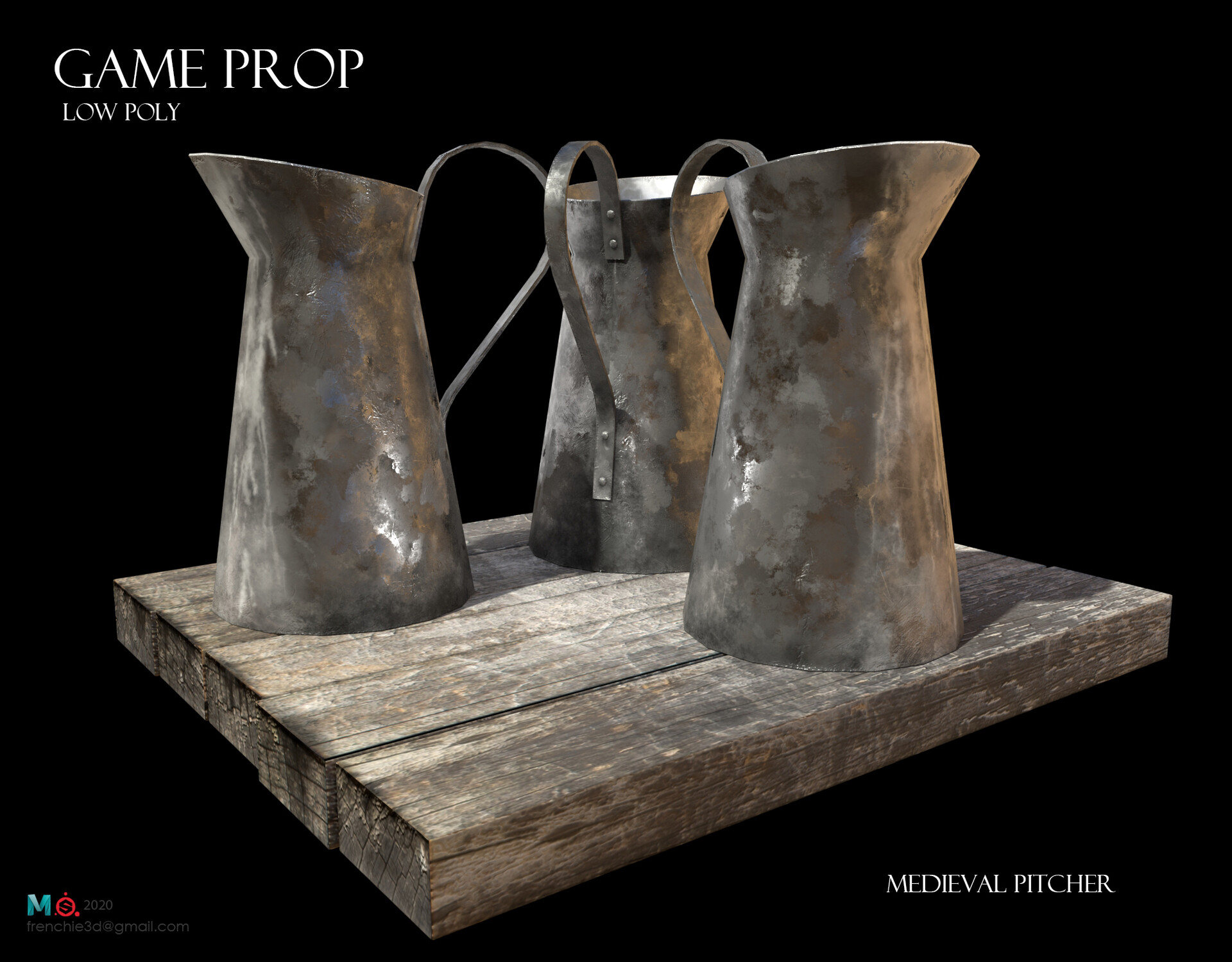 ArtStation - Medieval Pitcher Game Prop