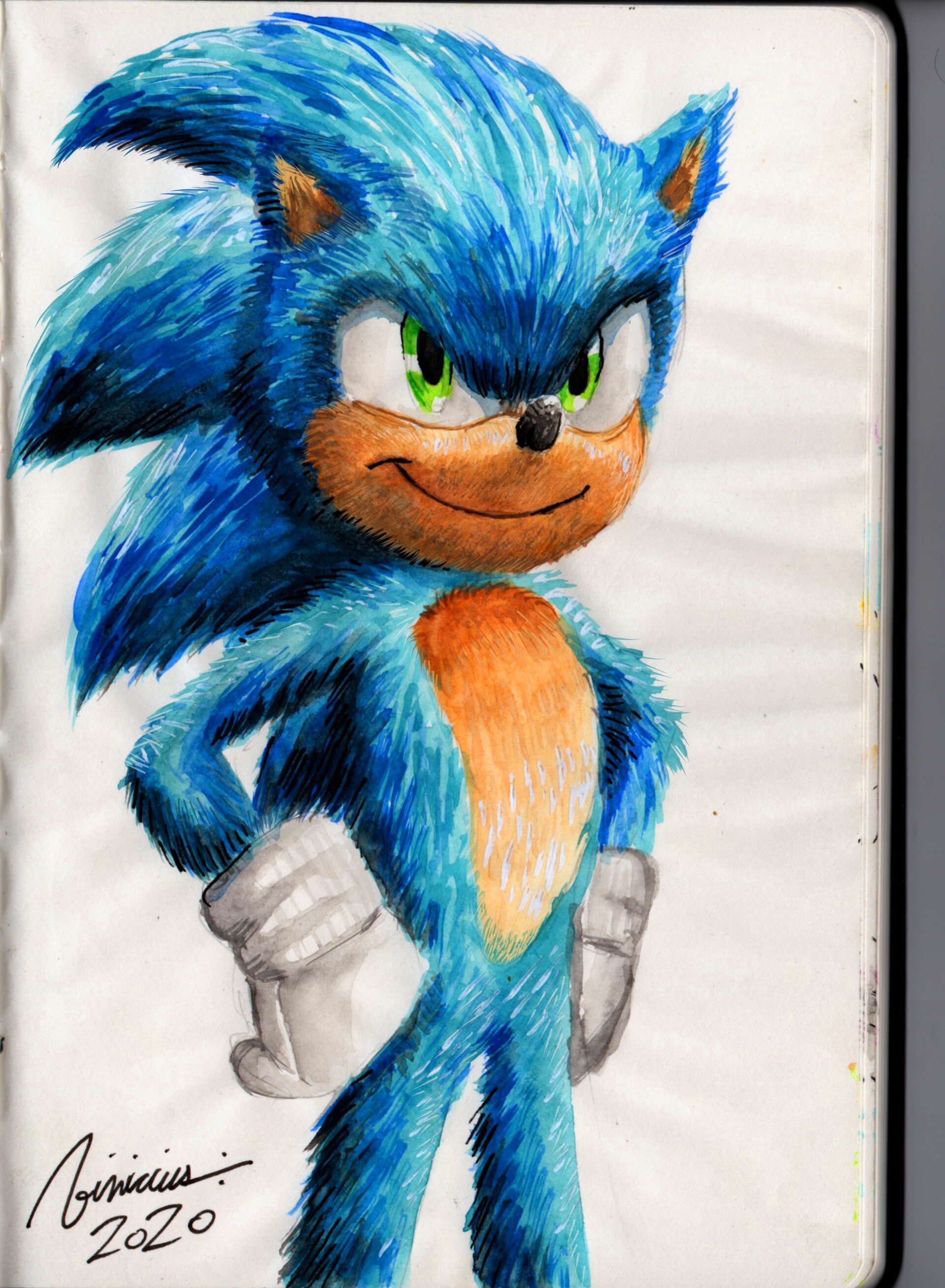 sonic drawing 2020