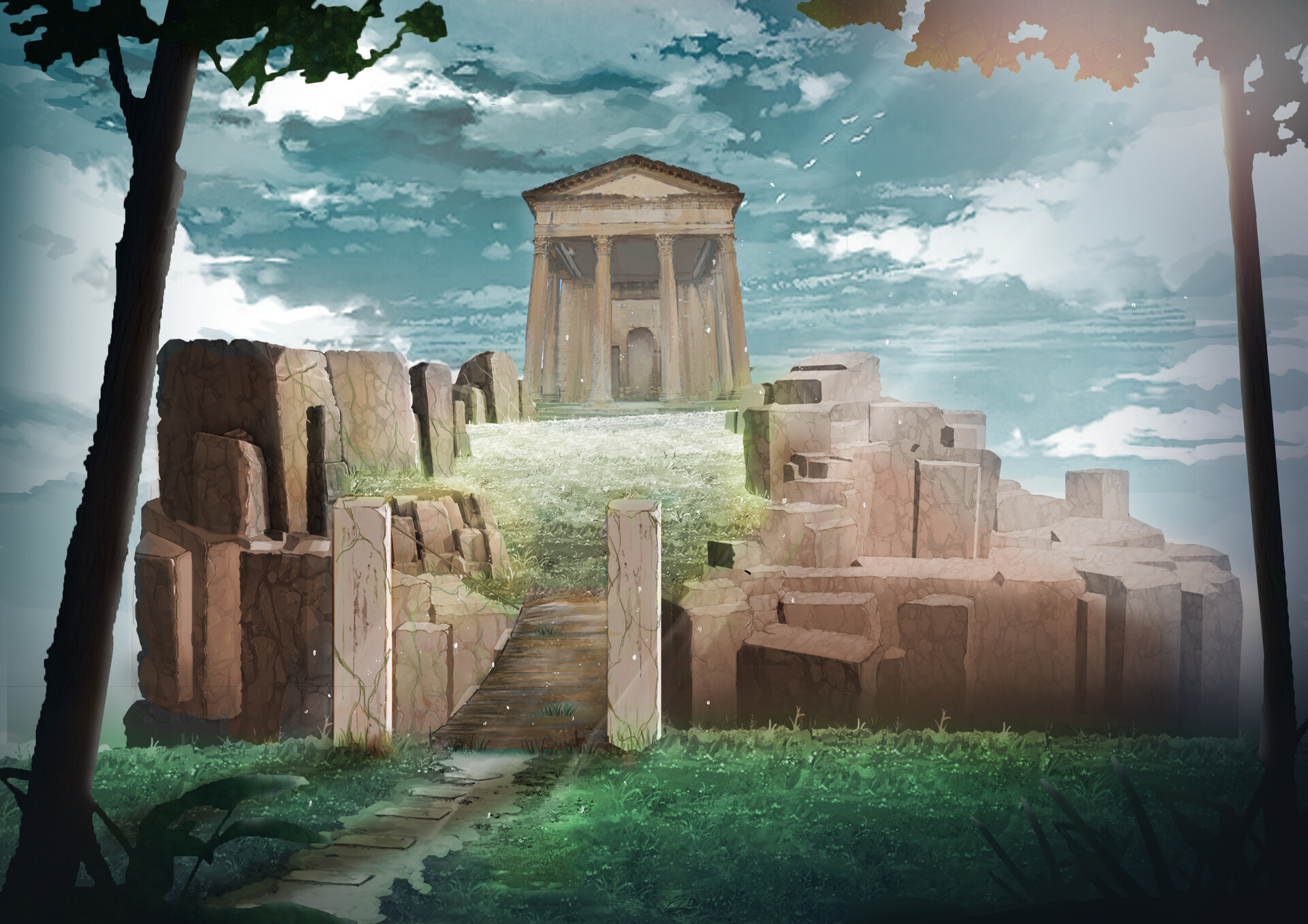 ArtStation - Temple of Astraea