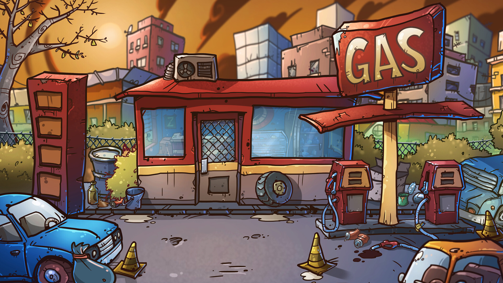 Cartoon Zombie Wallpaper