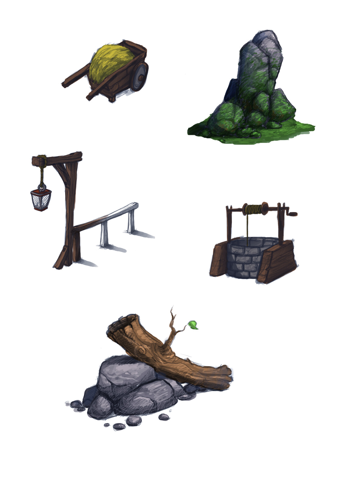 ArtStation - Game Object Sketches