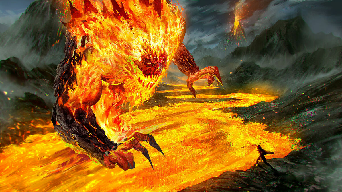 Fire Elemental by Federico Musetti : r/ImaginaryElementals