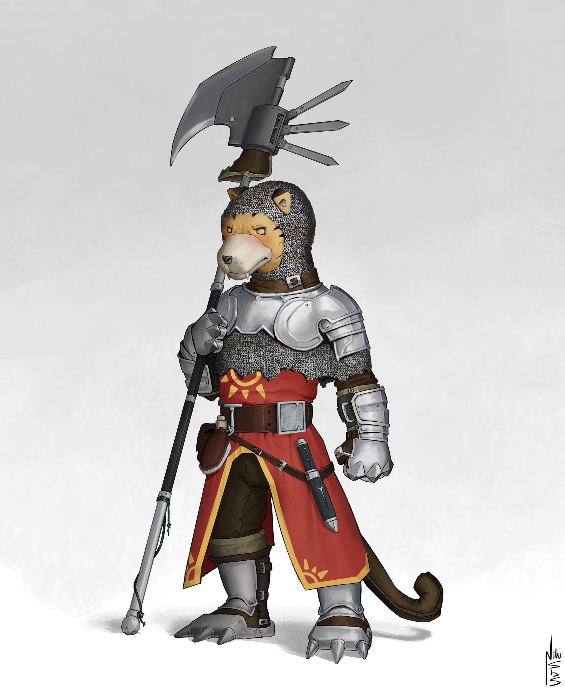 ArtStation - Tiger Knight