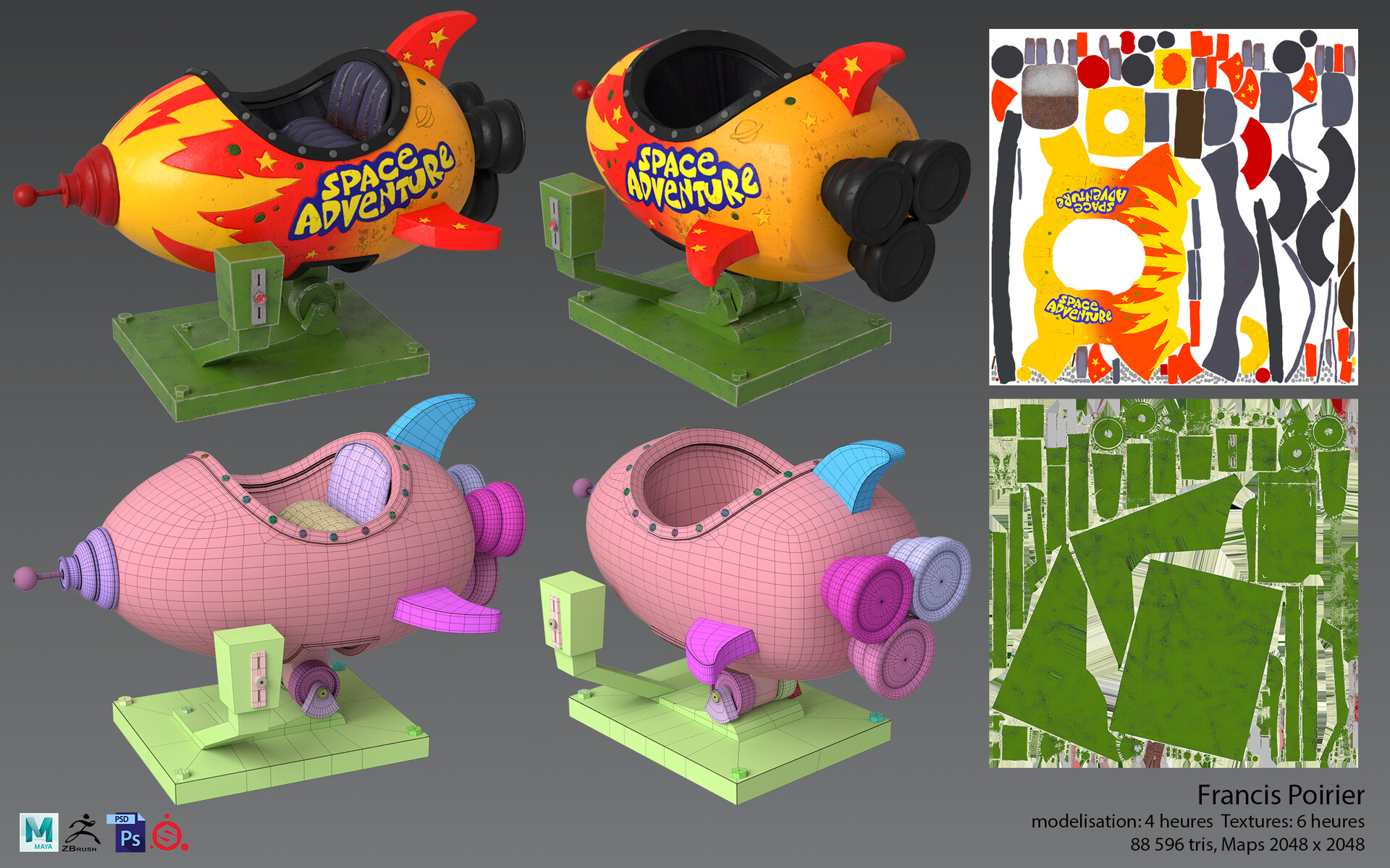 ArtStation - Lilo and Stitch Space Adventure