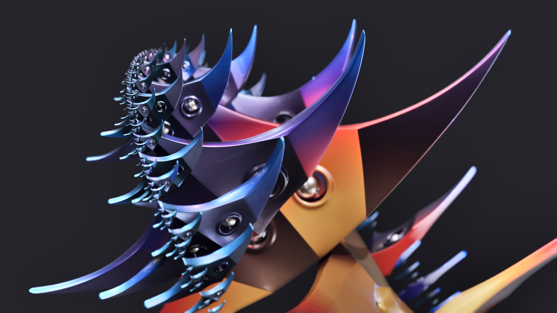 ArtStation - Hyperbolic tiling