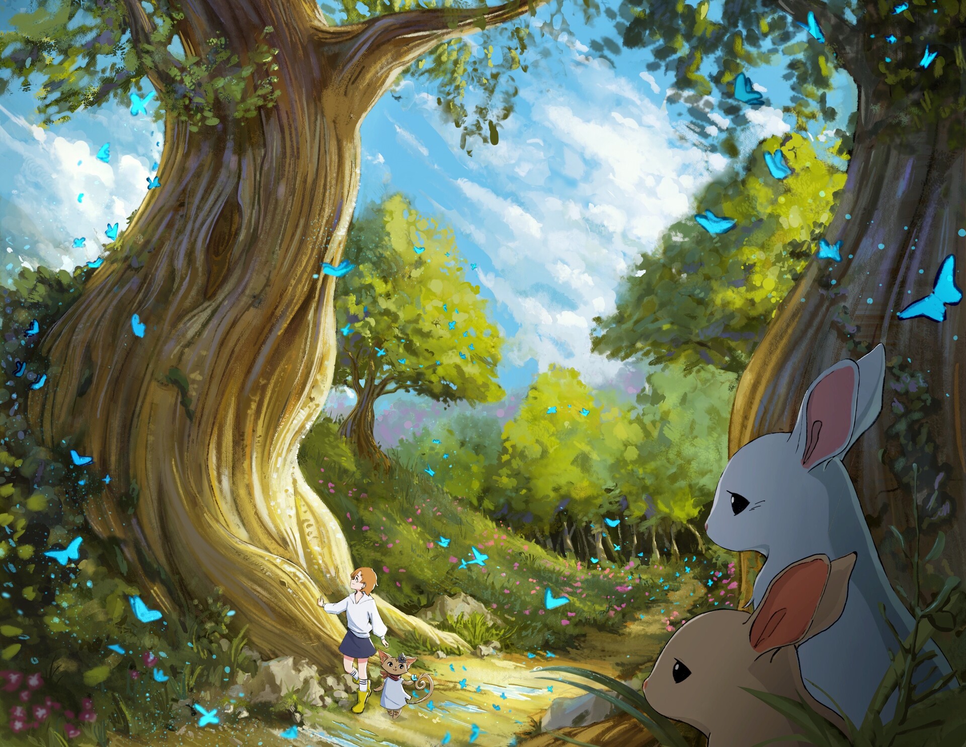 ArtStation - A Walk Through the Woods