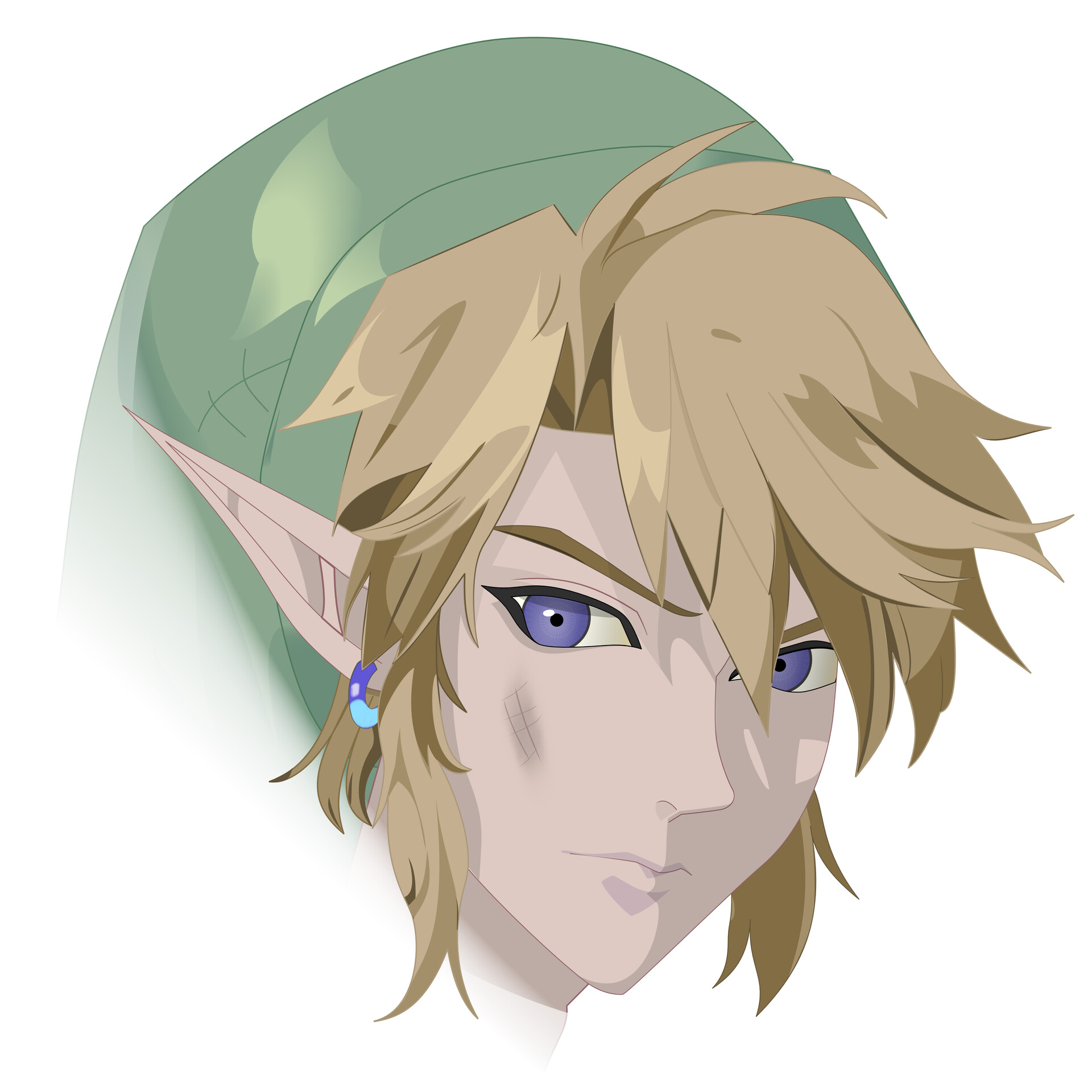 Link Face Zelda