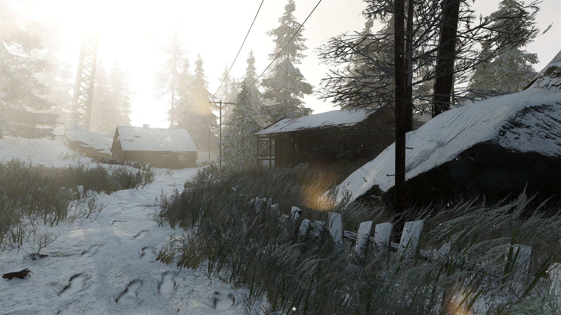 ArtStation - Deadly Winter MainMenu map