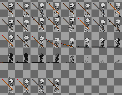 Skeleton Animated Sprite