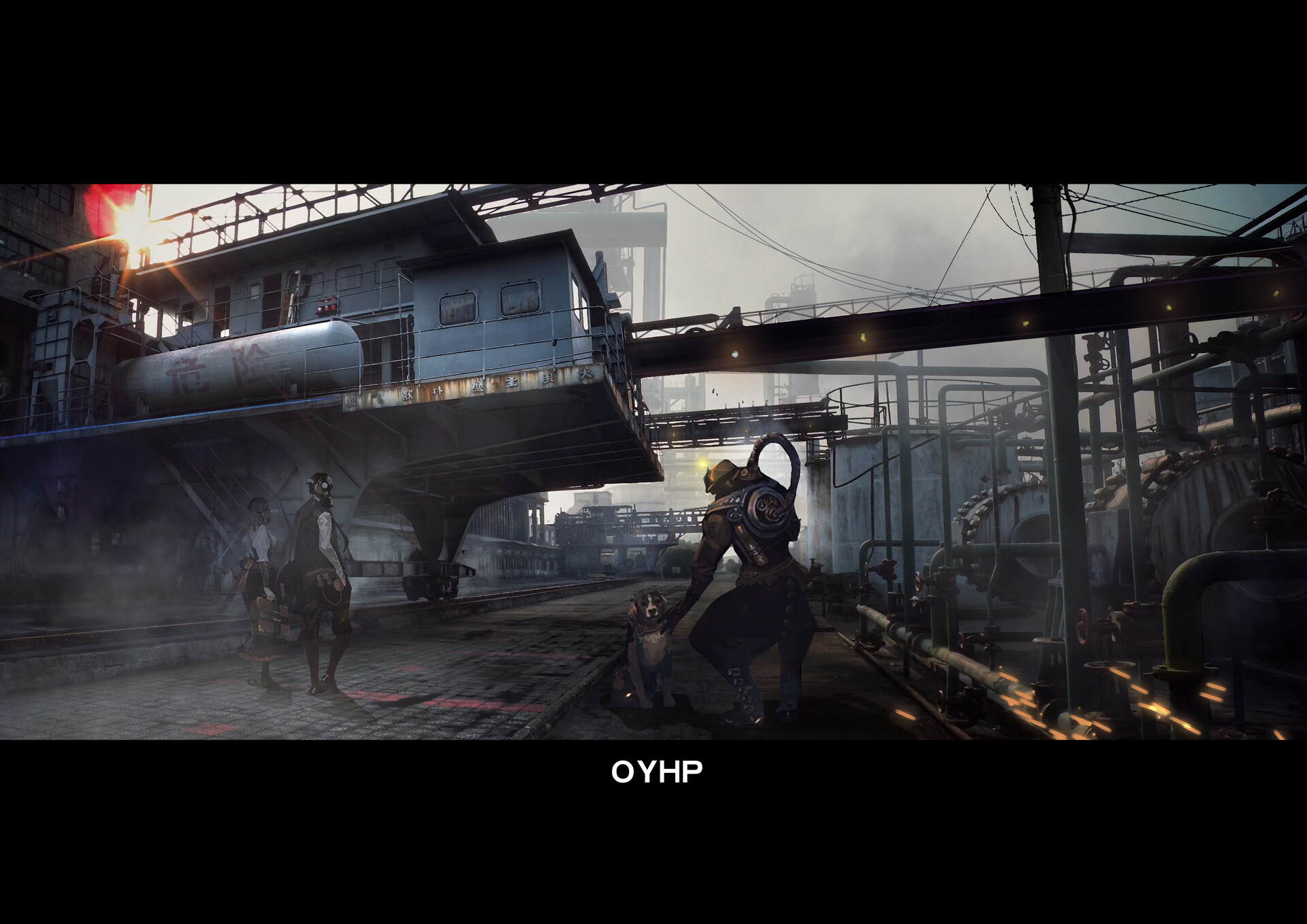 ArtStation - Waste soil chemical plant