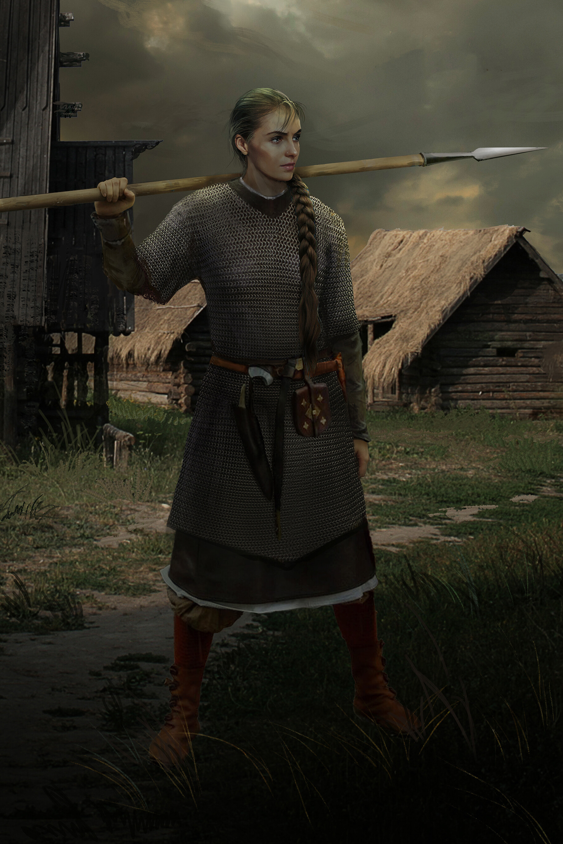 ArtStation - Female warrior