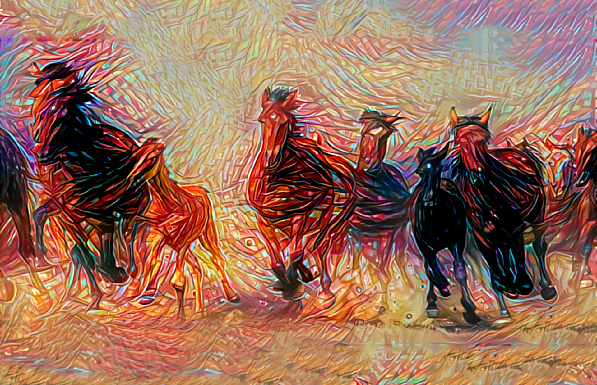 ArtStation - Wild Horses