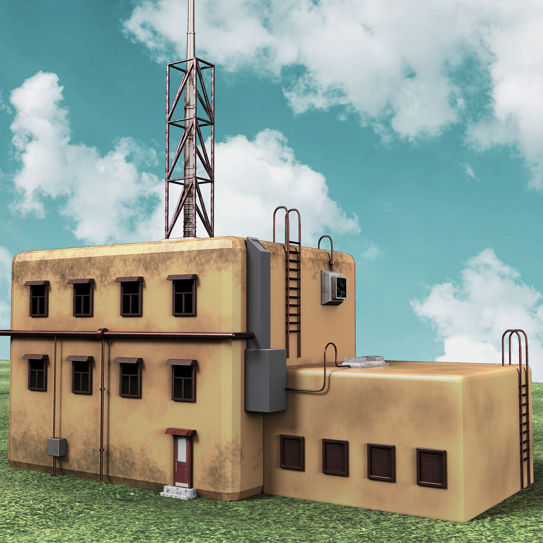 ArtStation - 3D Building