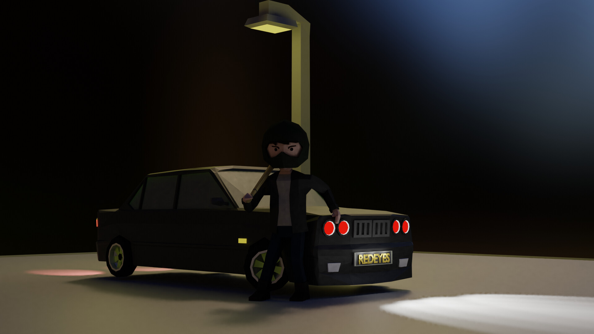 ArtStation - Red eyed car