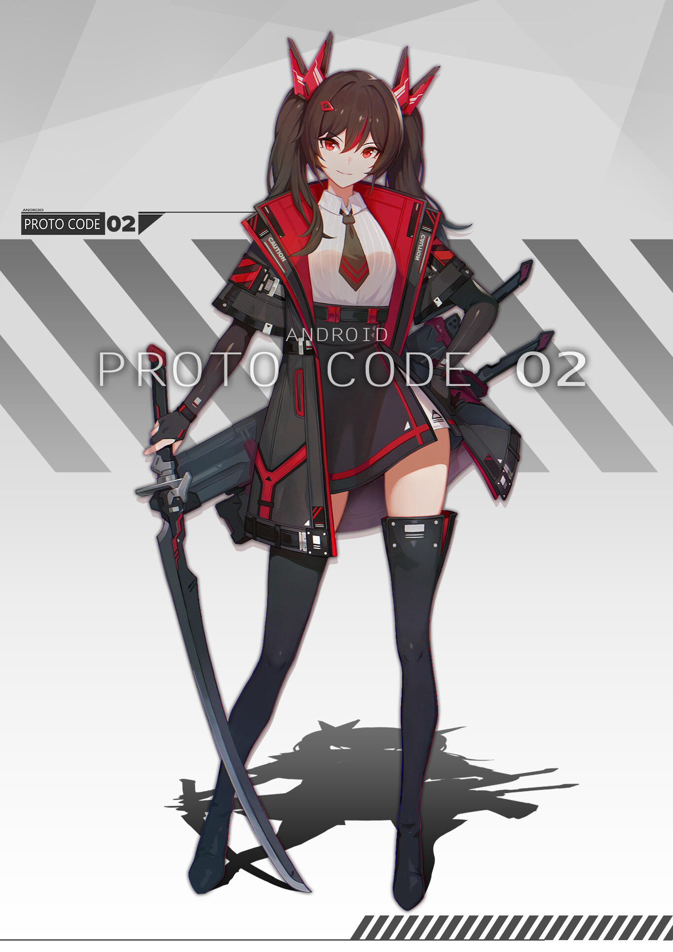 ArtStation - Android_Sword type (anime style)