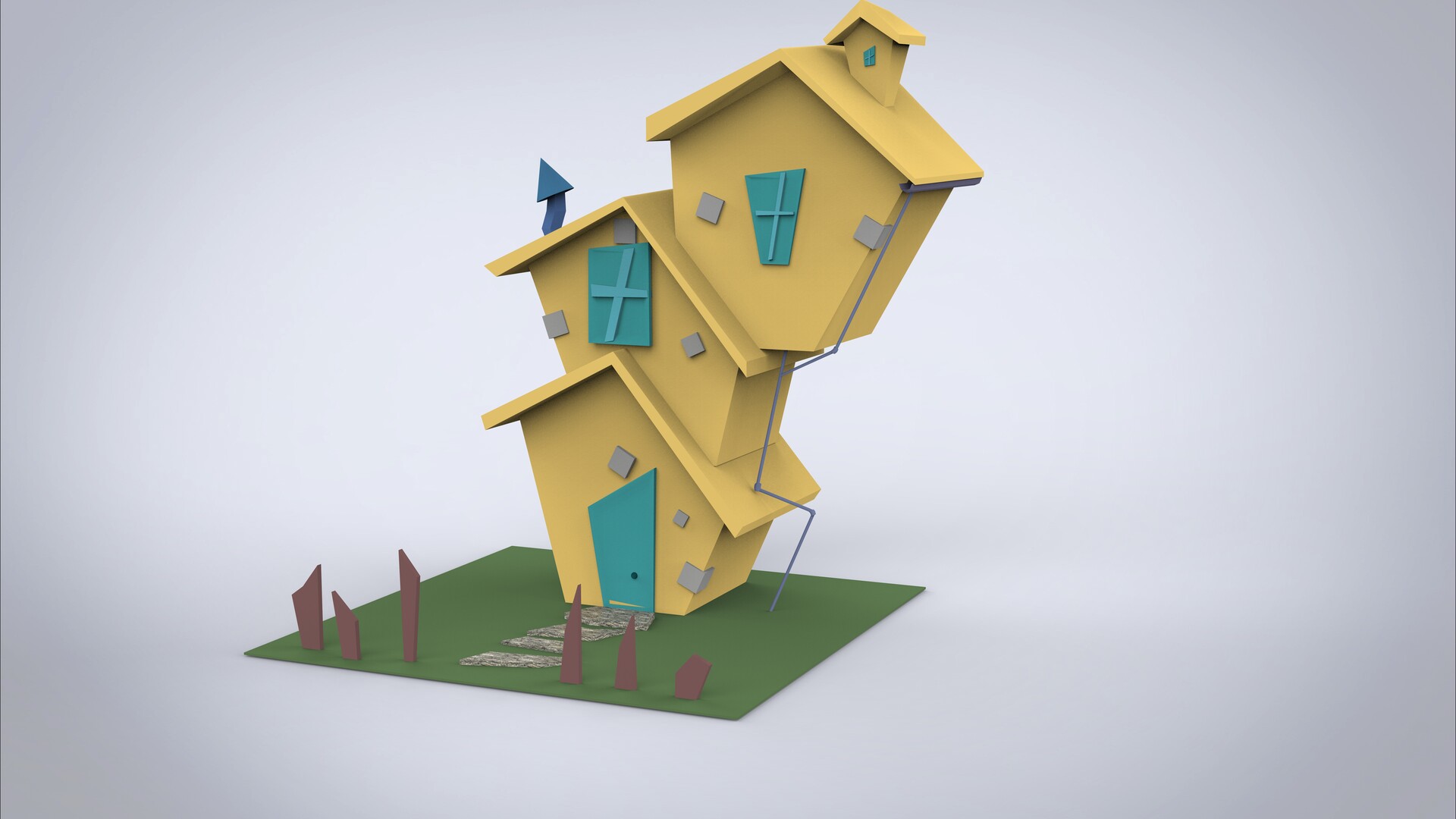 ArtStation - Cartoon house