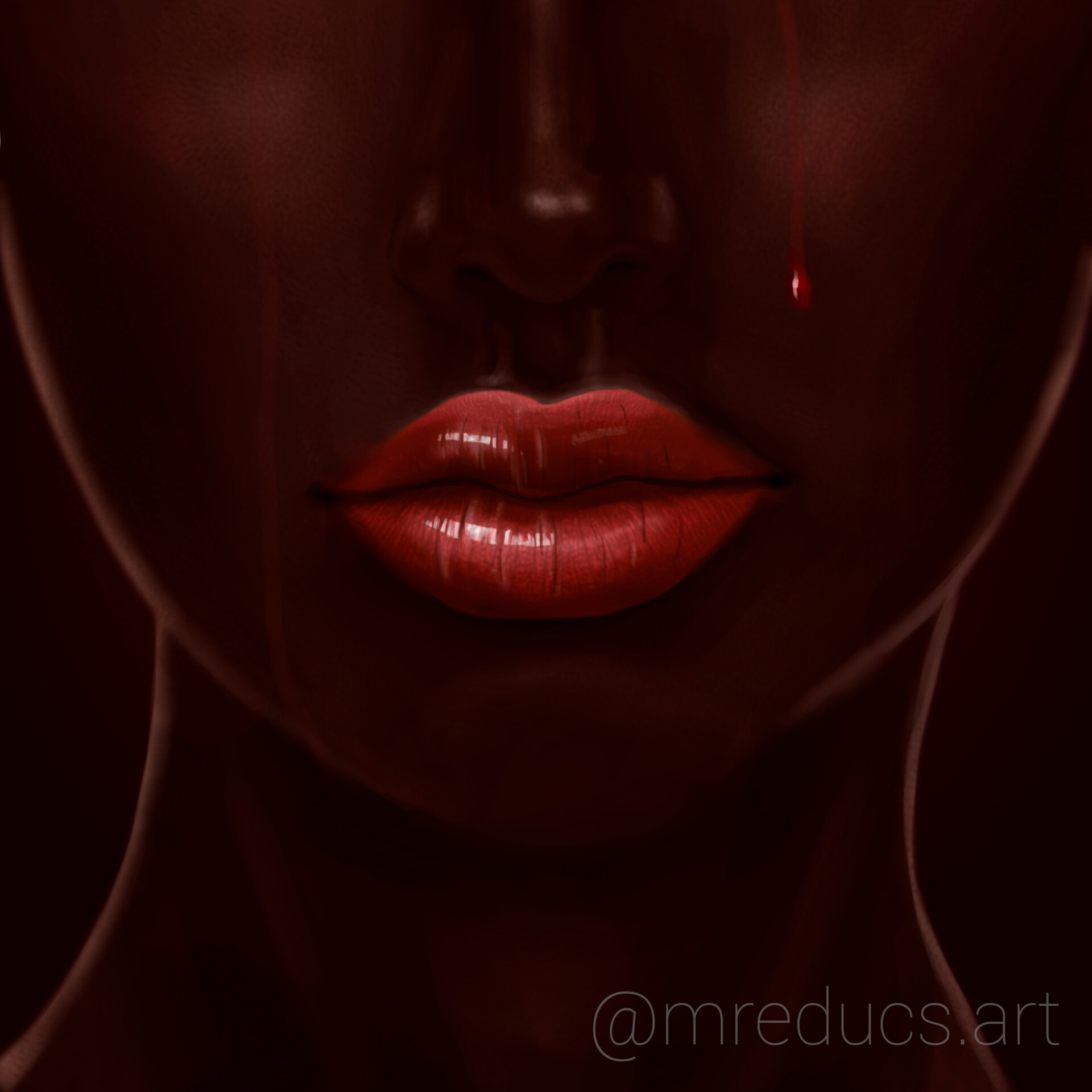 ArtStation - Red Lips