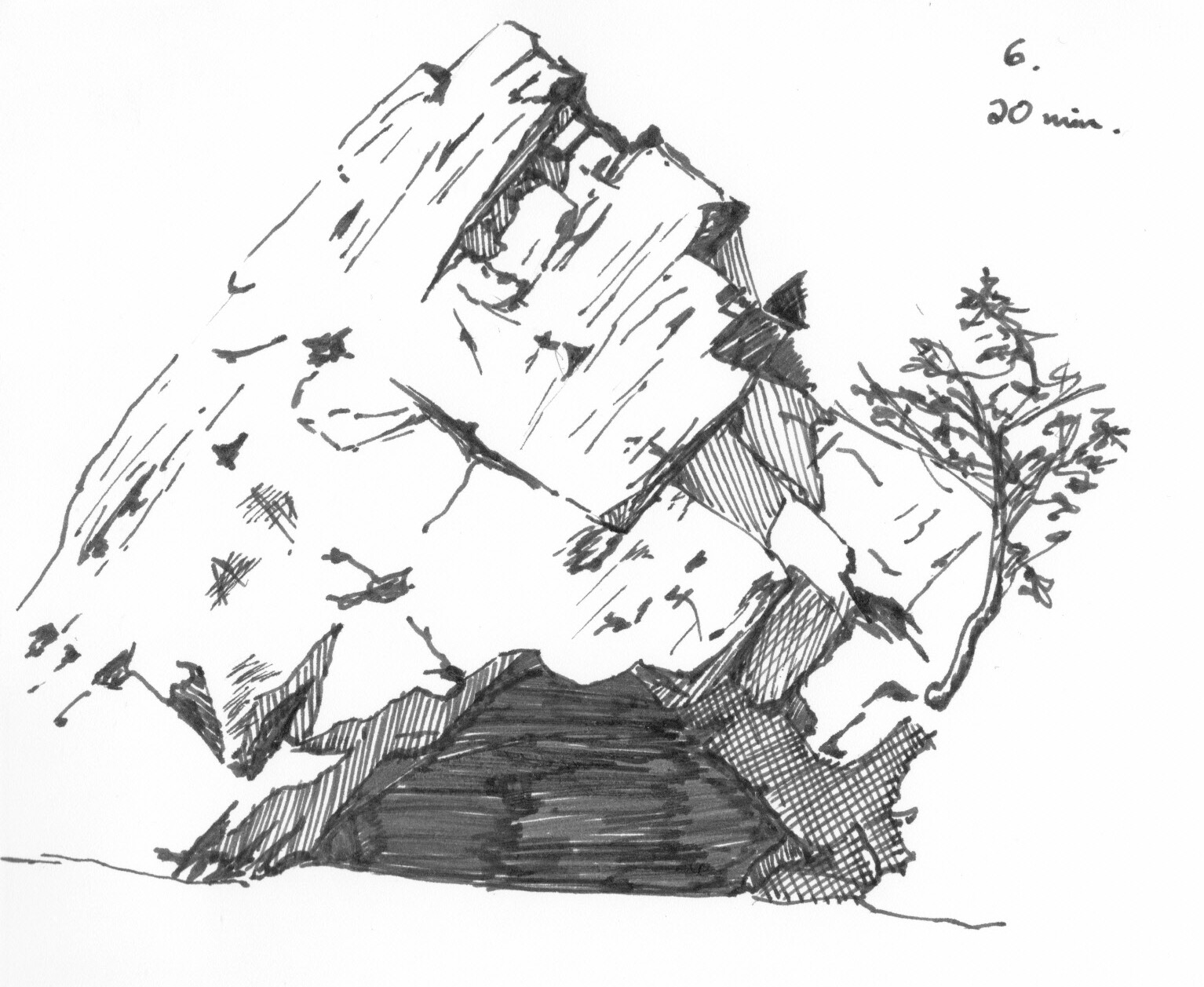 ArtStation - Extrait d'étude de rochers