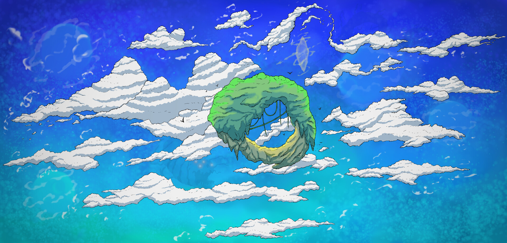 ArtStation - Fantasy sky