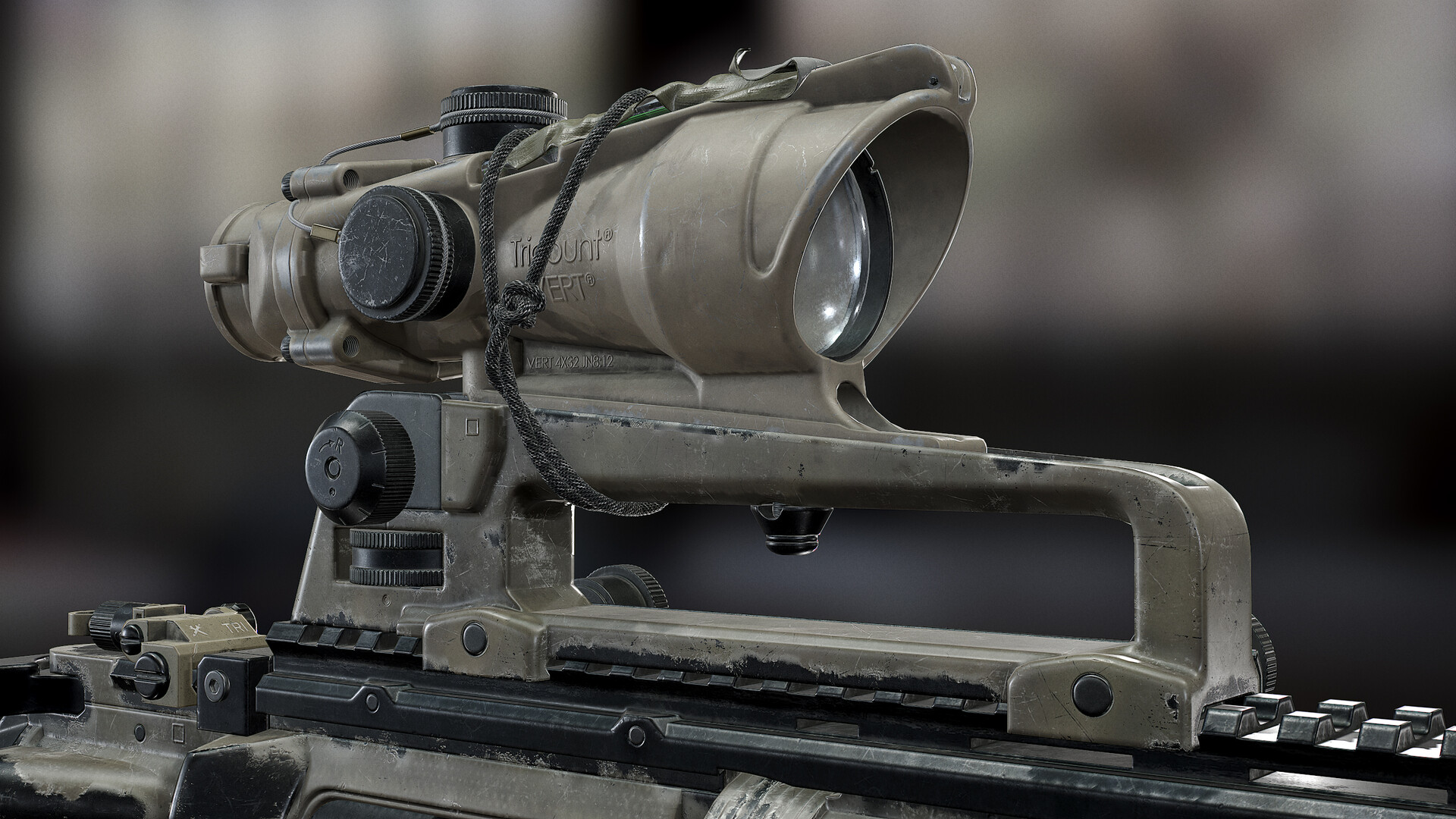 Emmanuel Marshall - Game-Ready Asset M4 Acog