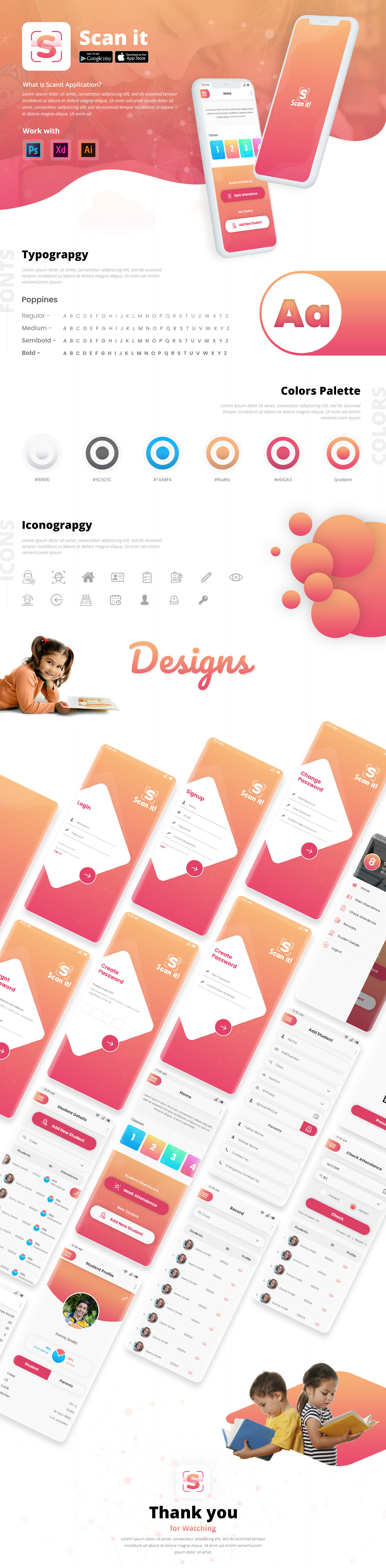 ArtStation - Student attendance app design