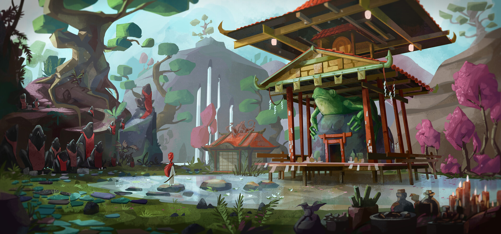 ArtStation - Frog Temple