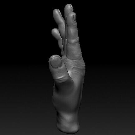 ArtStation - Digital Sculpt (Human Hand)