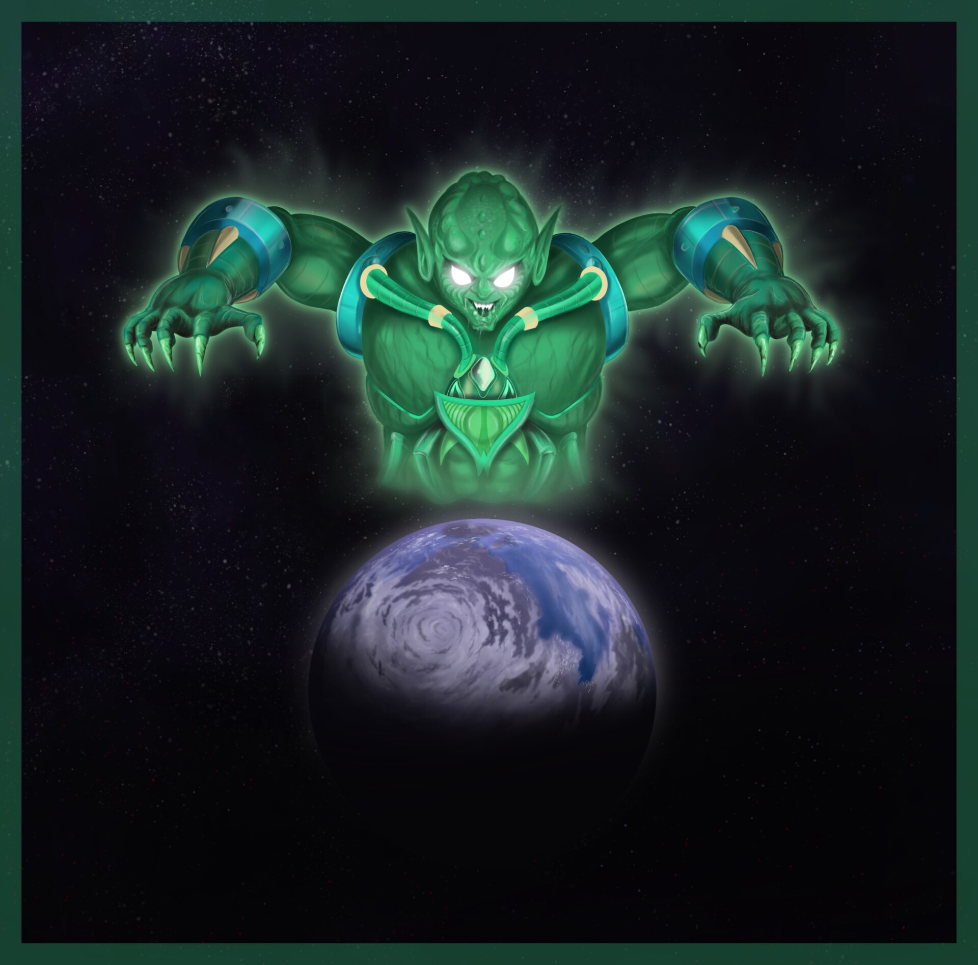 ArtStation - Le lézard dans l’espace