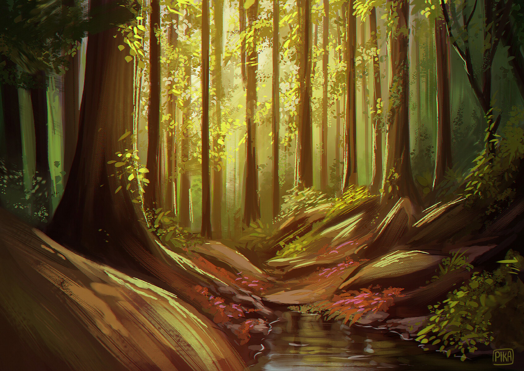 Landscape Study by Petra Koch : r/ImaginaryWildlands