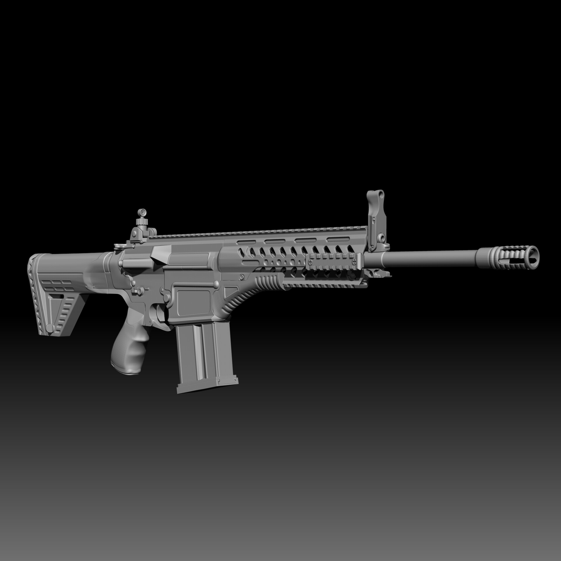 ArtStation - MPT 76 Assault Rifle