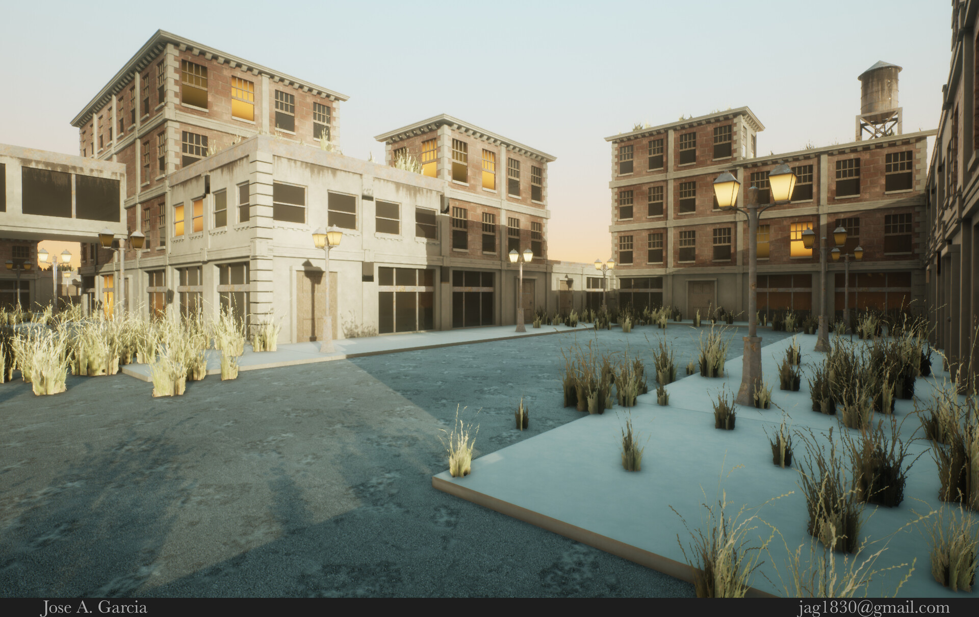 ArtStation - Post Apocalyptic Town
