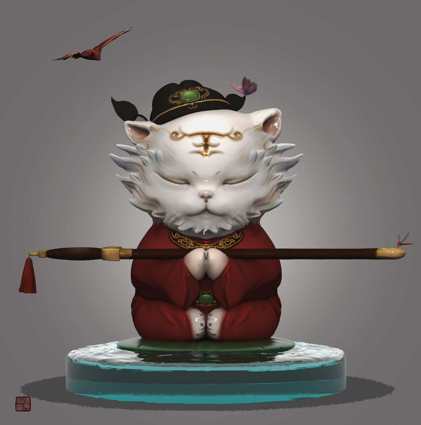 ArtStation - I'M A GOD CAT