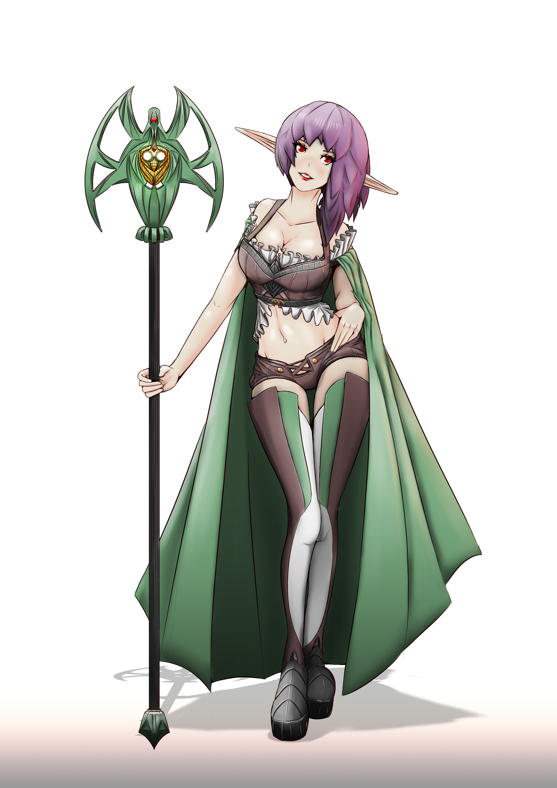 ArtStation - re design elf wizard, Romain GARBAA