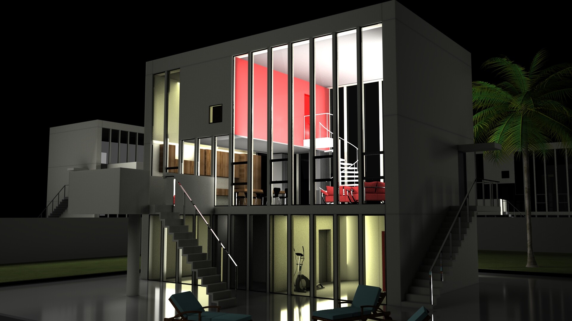 ArtStation - villa lighting