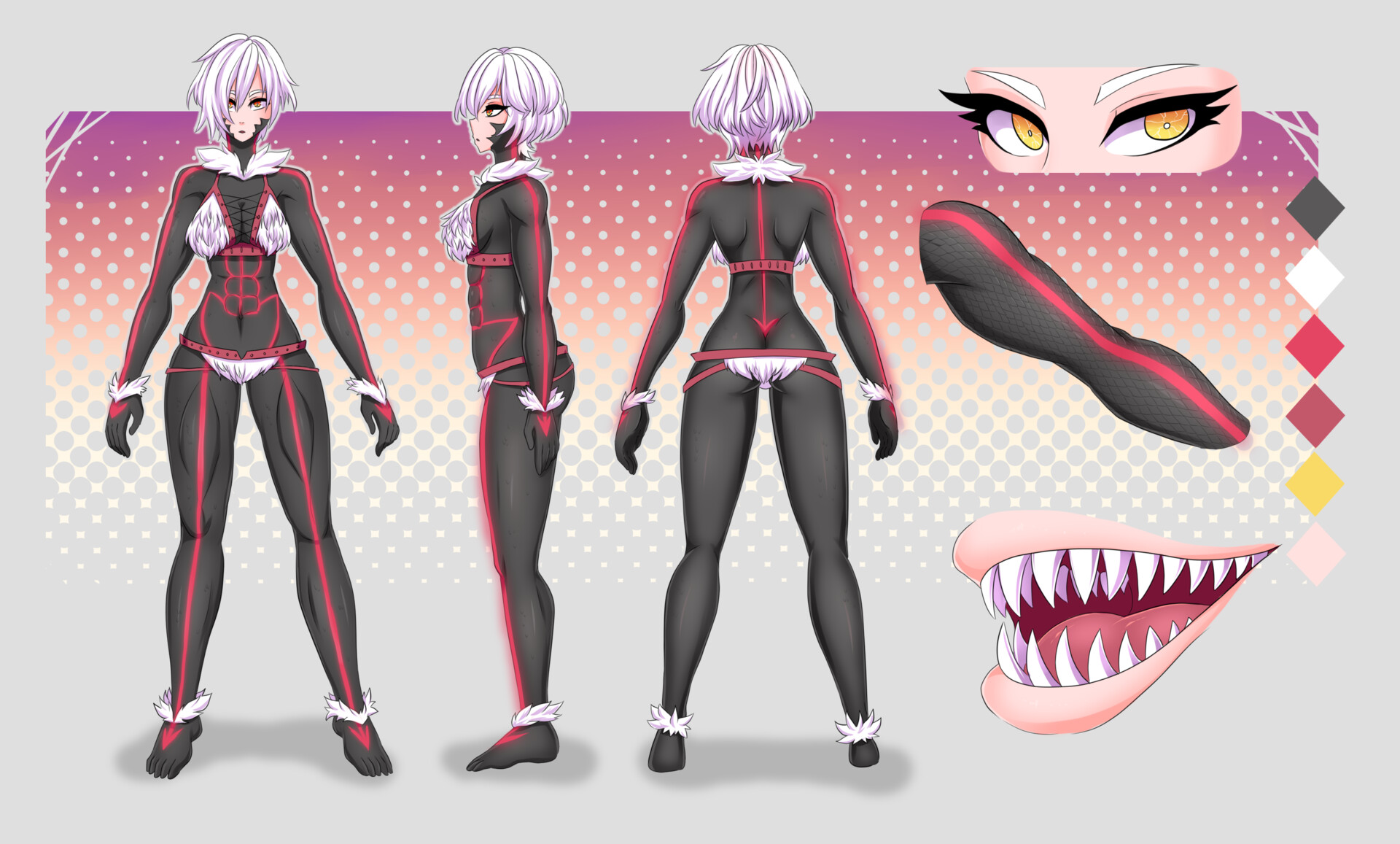 ArtStation - [Reference Sheet] LadyLaavi1's OC