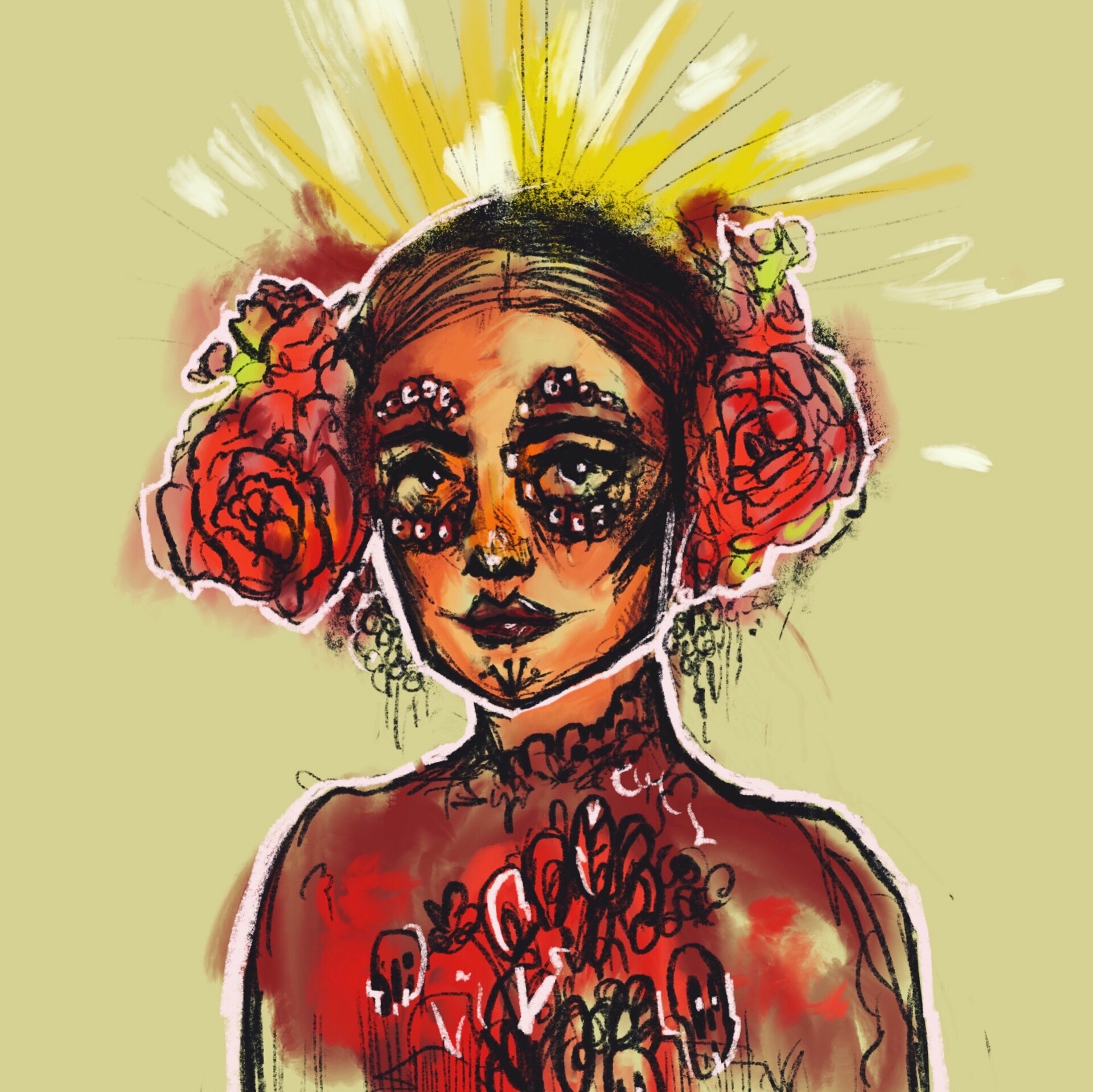 ArtStation - Flower Head