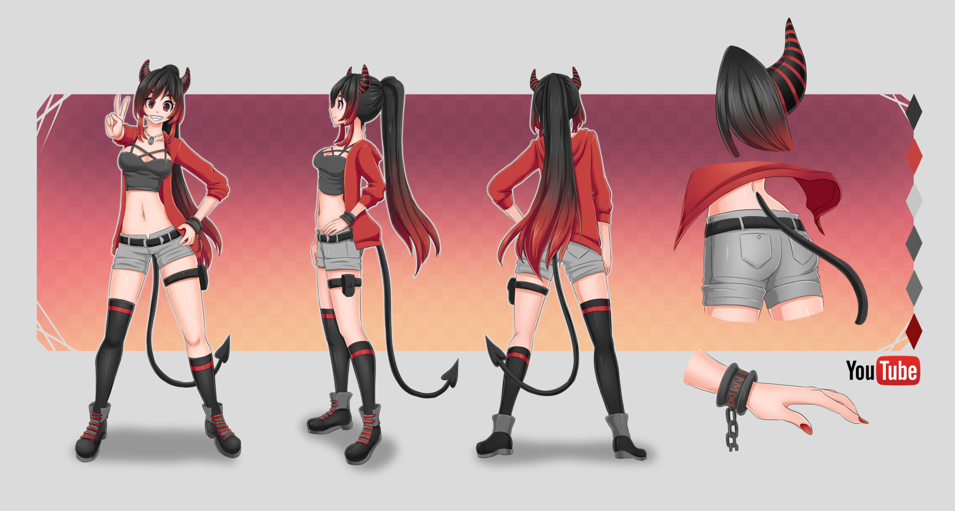 ArtStation - [Reference sheet] IvoryDevil's OC