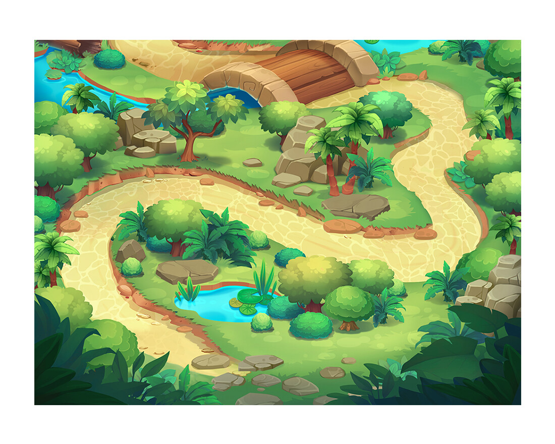 ArtStation - Level map- Concept