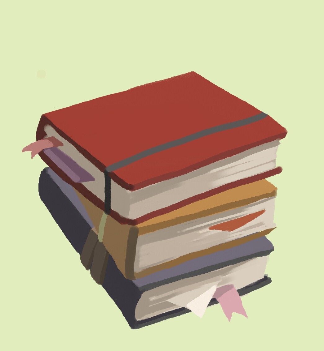 ArtStation - STACK OF BOOKS