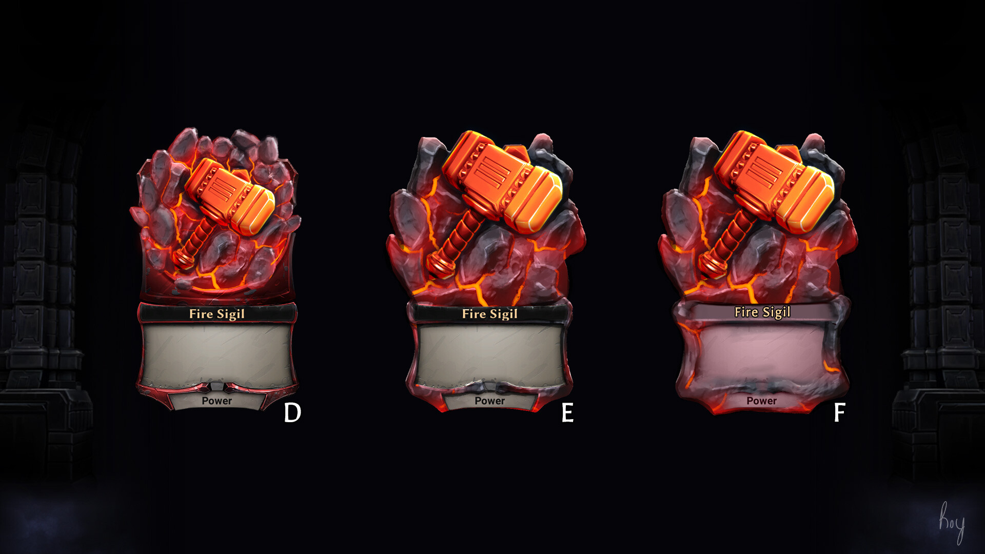 ArtStation - Eternal: Fire Sigil Alt Concepts