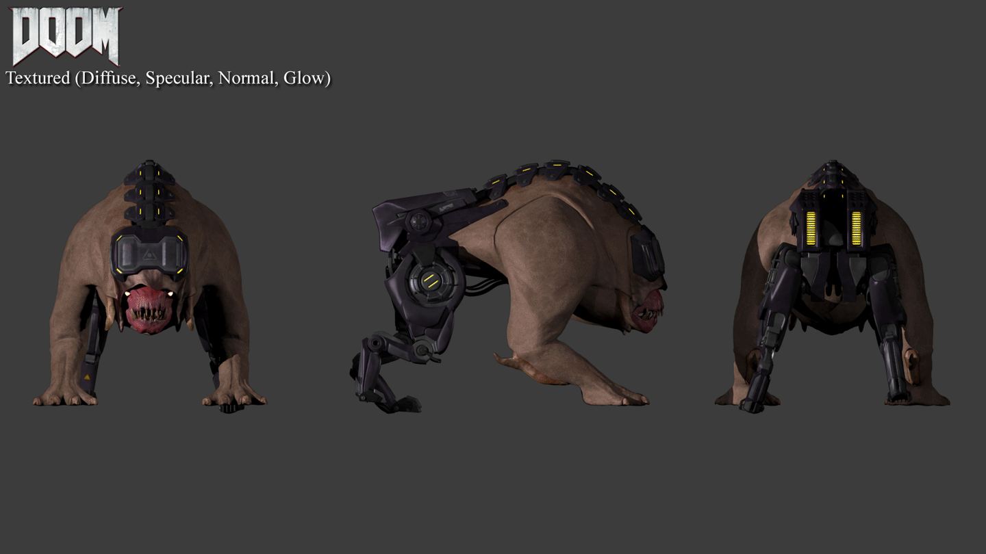 Matt W. - Pinky Demon (Doom 3 Variant)