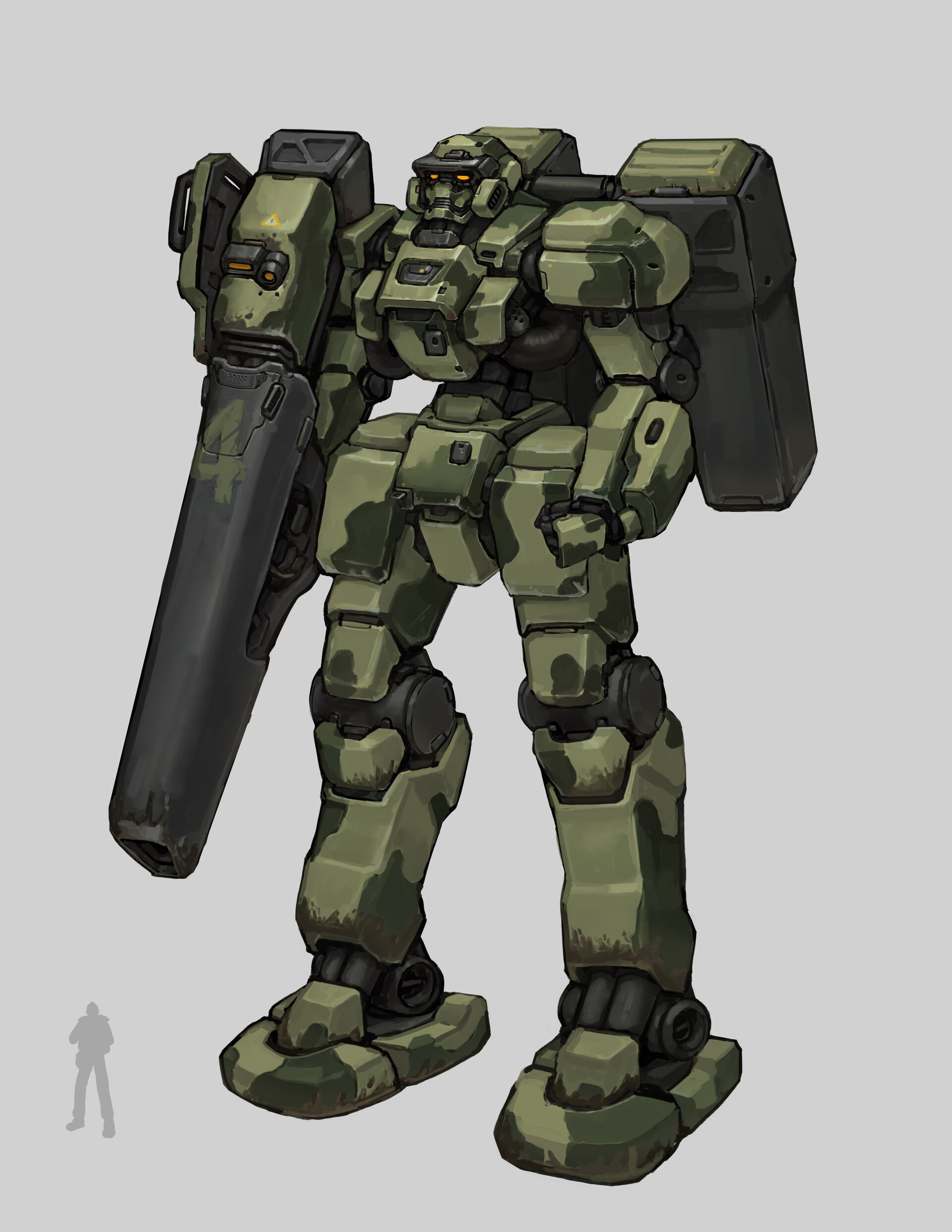 ArtStation - Camo Mech