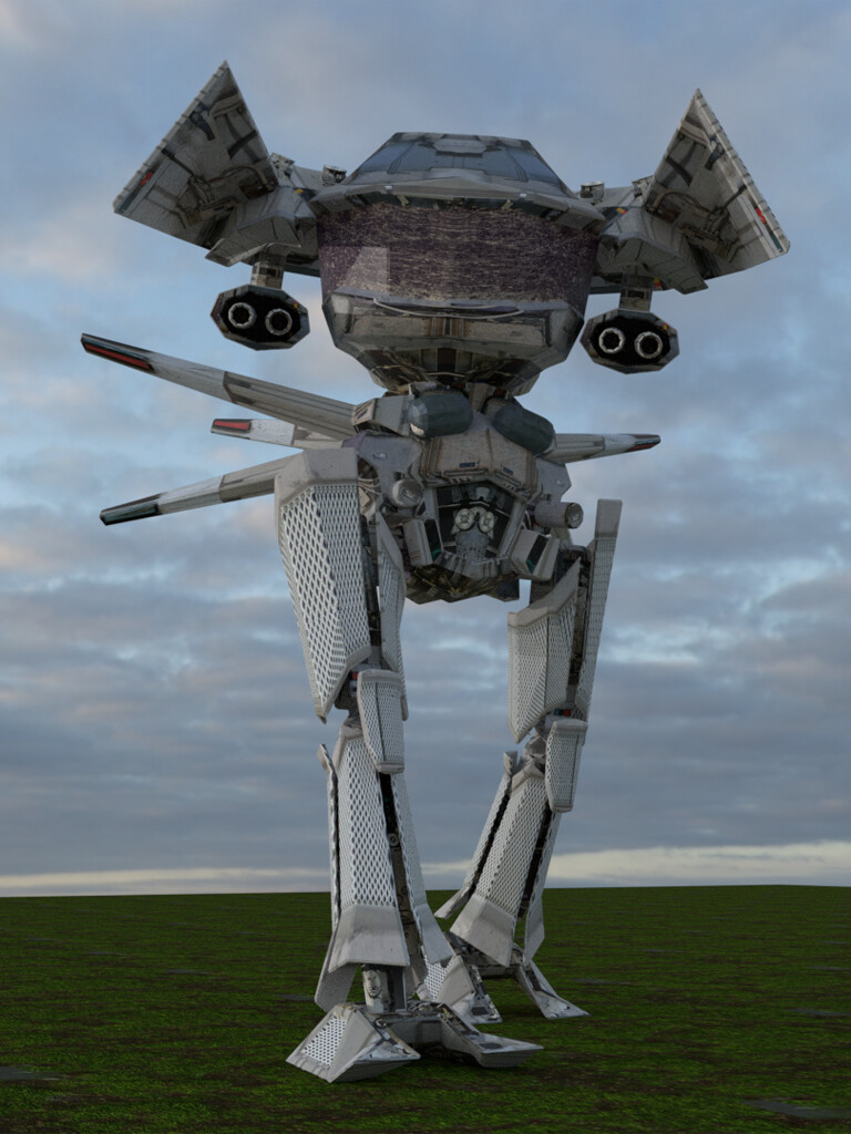 ArtStation - LowPoly Mech