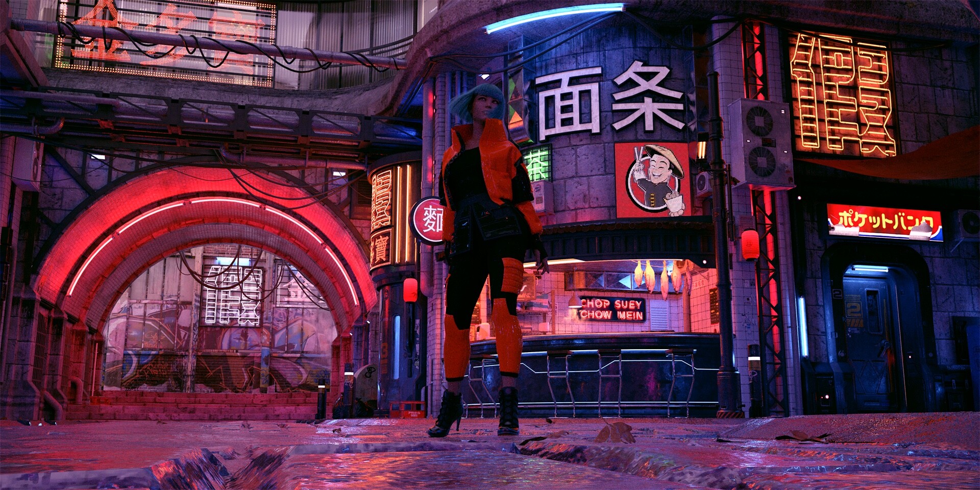 ArtStation - Cyberpunk Eva