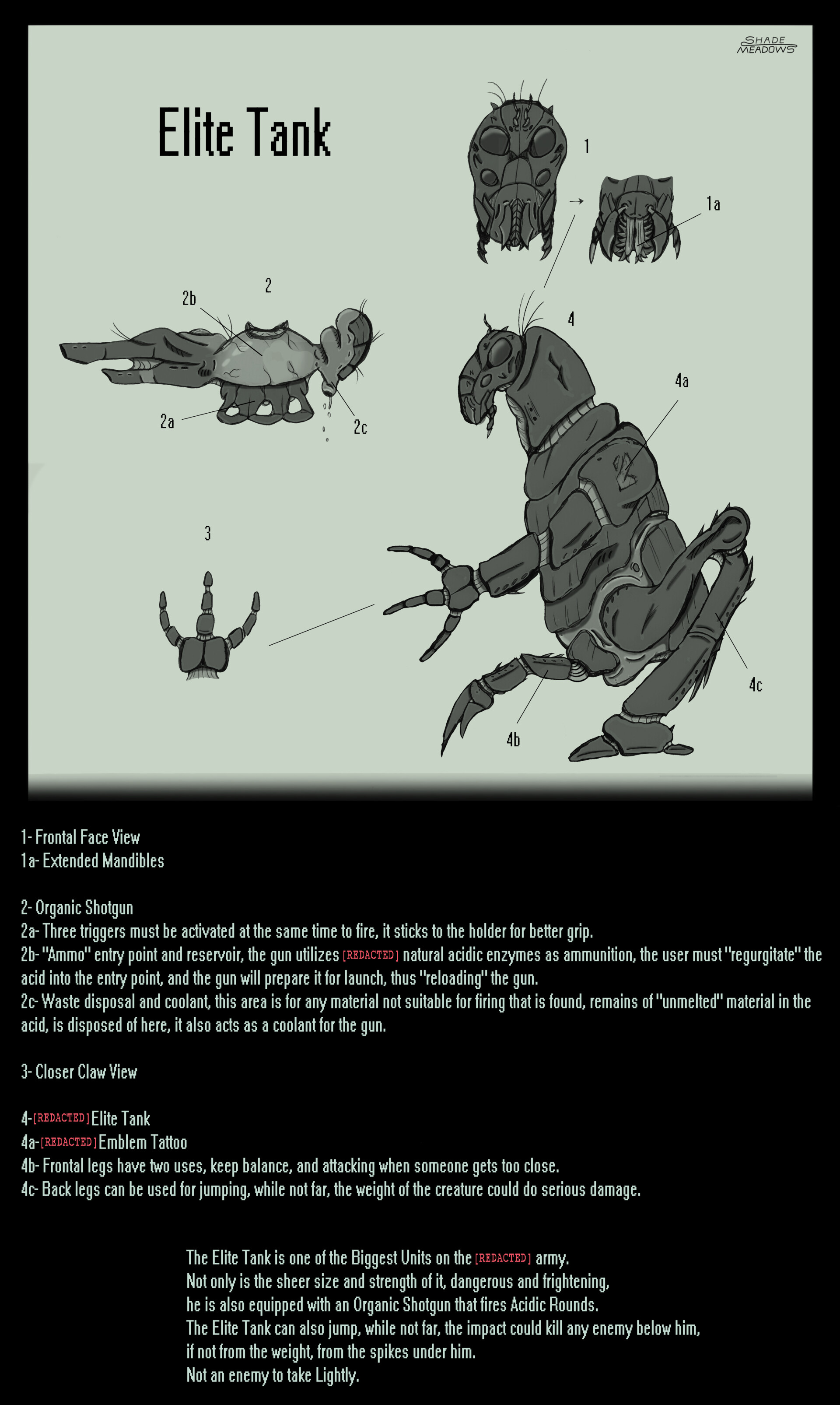 ArtStation - The [𝐑𝐄𝐃𝐀𝐂𝐓𝐄𝐃] Tank Elite.