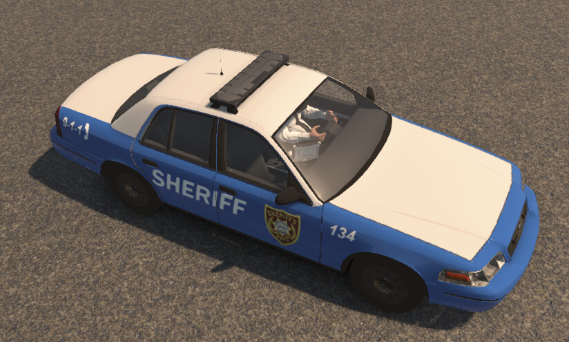 Chris C - Walking Dead Sheriff Car [Flashing Lights]