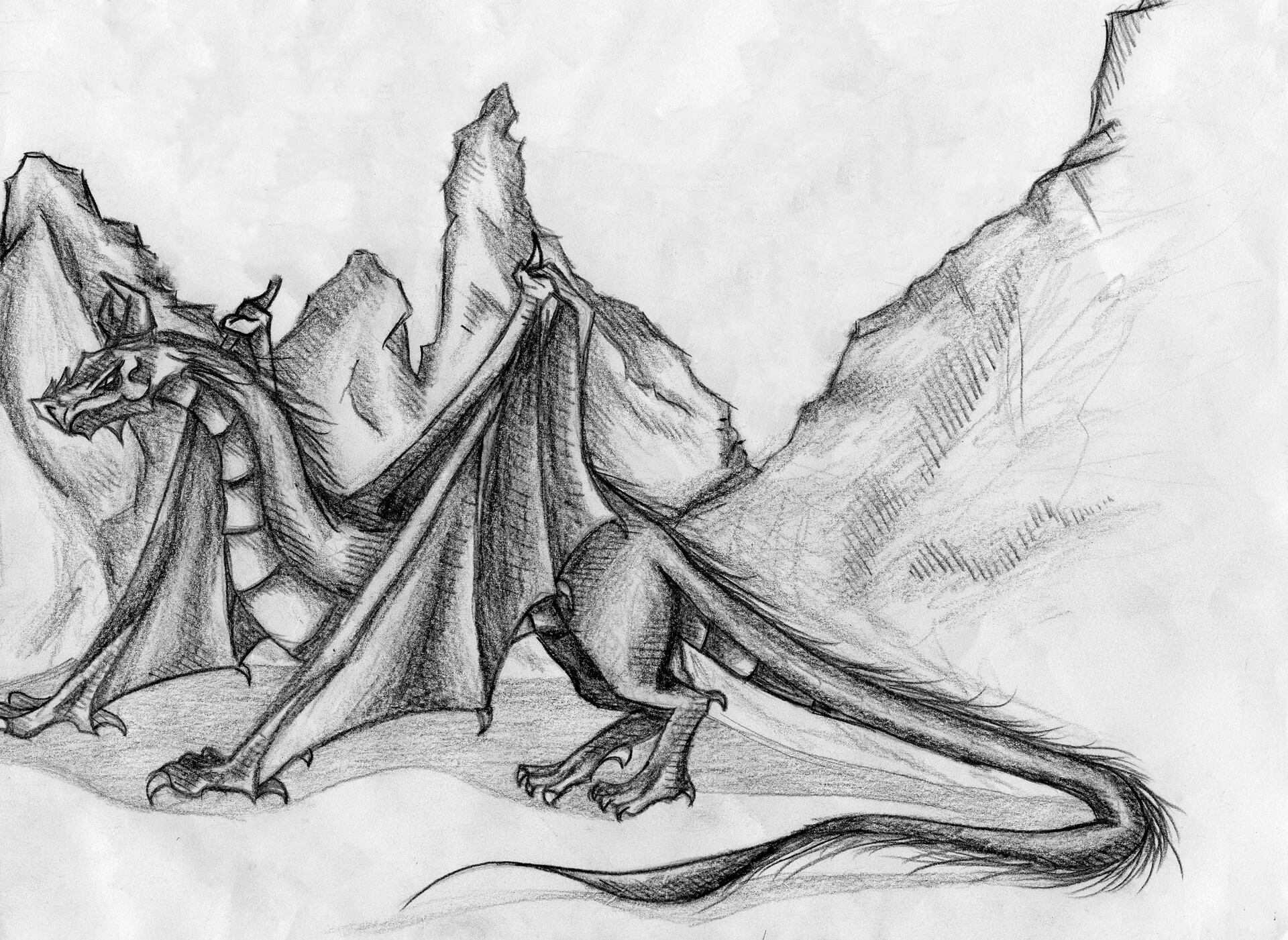 ArtStation - Wyvern Concept